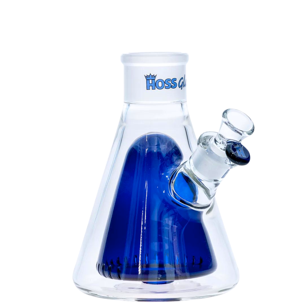 8" Hoss Glass Double Wall Beaker Base | Hoss Glass